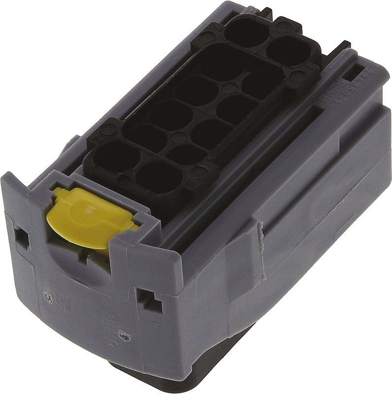 284848-1, AMP MCP 1.5/2.8 Female Automotive Connector, 12 Way, 2 Row ...