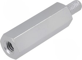 227X18, Дистанцирующая стойка с резьбой, 18мм, Внутр.резьба: M4, сталь ...