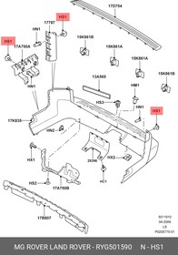 RYG501590, болт! М6х18\ Land Rover | купить в розницу и оптом