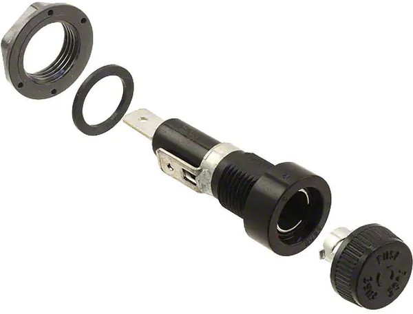 BK-HKP-BBHH-R, Fuse Holder PANEL MOUNT FUSEHOLDER - 3AG – купить оптом ...