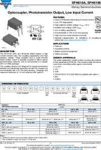 SFH618A-4, Transistor Output Optocouplers RECOMMENDED ALT VO61, Vishay ...