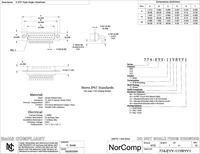 774-E09-113R001, SEAL-D 9 Way Right Angle Plug-In Mount D-sub Connector ...