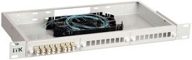 Кросс укомплектованный 1U SC (Simplex) 16 порта (OM4) ITK FOBX24-1U ...
