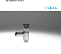 GRLA-M5-QS-4-D, One-Way Flow Restrictor, Adjustable Sub-Base Mount ...