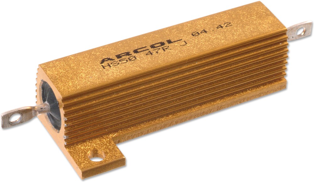 HSA2548RJ, Resistor, 48 ohm, HS Series, 25 W, ± 5%, Solder Lug, 550 V ...