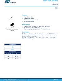 DB3, Динистор 2А 28...36В [DO-35.], ST Microelectronics | купить в ...