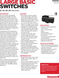 YE-2RB-A2, Basic / Snap Action Switches BASIC SW SPNO 25 A 250Vac ...