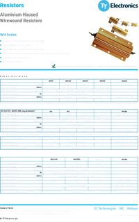 WH50-390RJI, Resistor, Axial Leaded, 390 ohm, WH Series, 50 W, ± 5% ...