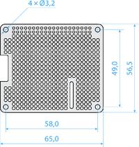 Raspberry Pi Protoboard PCB, Макетная плата форм-фаетора Raspberry Pi ...