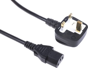 IEC C13 Socket to Type G UK Plug Power Cord, 10m – купить оптом и в розницу