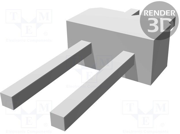 826646-2,Pin Header, Board-to-Board, 2.54 mm, 1 Rows, 2 Contacts ...