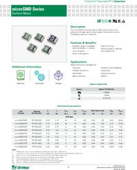 MICROSMD005F-2, Littelfuse | купить в розницу и оптом