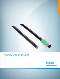YF2A2D-050UV1XLEAX / 6042773, Female 4 way Straight M12 to Male 4 way ...