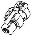 776523-2,Automotive Connector Housing, Grey, AMPSEAL 16, Plug, 3 Ways ...