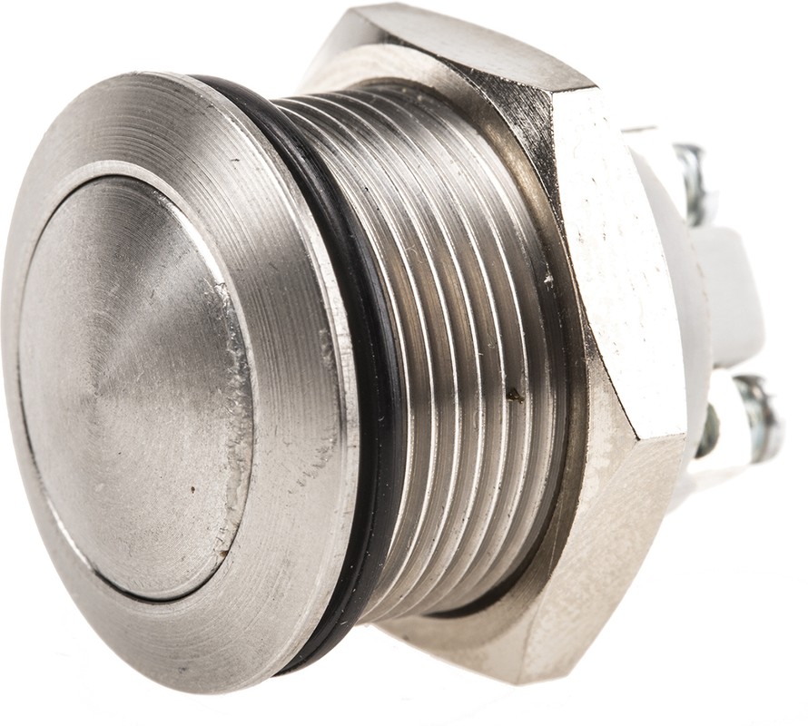 AV191003C940K, Push Button Switch, Momentary, Panel Mount, 19.2mm ...