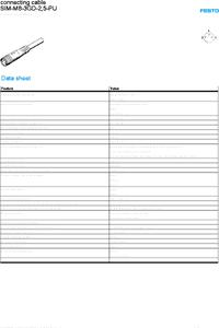 SIM-M8-3GD-2,5-PU, Festo | купить в розницу и оптом