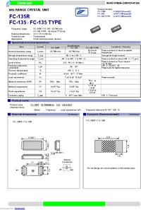 FC-135 32.7680KA-A5, Crystals MINI SMD XTL KHZ (3.3x1.5mm)+/- 20PPM,-40 ...
