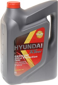 1061126, Масло моторное XTeer Gasoline Ultra Protection SN 5W40 синт.6л ...