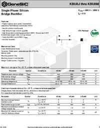 KBU8J, Bridge Rectifiers 600V 8A Bridge Rectifier – купить оптом и в ...