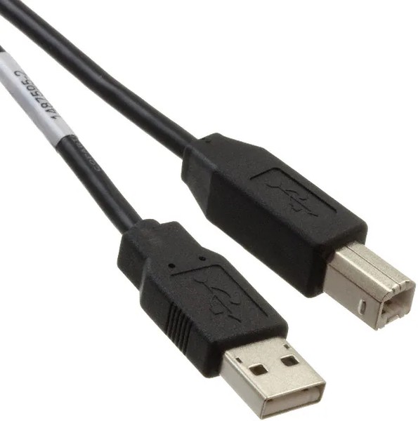 1487594 2 USB 2.0 Cable A Male to B Male 0.82 250.0mm Shielded TE Connectivity