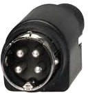 KPPX-4P, DC Power Connectors 4P POWER PLUG SNAP AND LOCK, Kycon ...