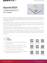 Модуль сотовой связи EC21-EC, LCC, LTE, Quectel Wireless Solutions ...