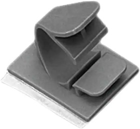 LWC50-A-T14, Cable Mounting & Accessories Latching Wire Clip Adh., .50 ...