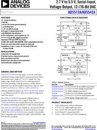 EVAL-AD5542ASDZ, AD5542 16 Bit Samples Per Second Digital to Analog ...