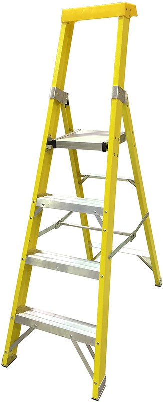 Fibreglass 4 steps Step Ladder, 0.94m platform height – купить оптом и ...