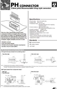 PHR-12, Connector Housing, PH, Receptacle, 12 Ways, 2 mm, BPH and SPH ...