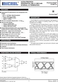 SY58017UMG, Encoders, Decoders, Multiplexers & Demultiplexers Ultra ...