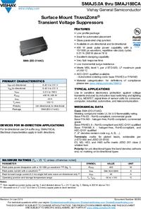 SMAJ33A-E3/61, TVS Diode, TRANSZORB SMAJ Series, Unidirectional, 33 V ...