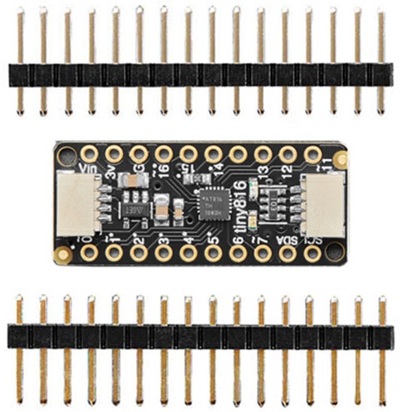 5681, ATtiny816 Qwiic, STEMMA QT AVR® ATtiny AVR MCU 8-Bit Embedded ...