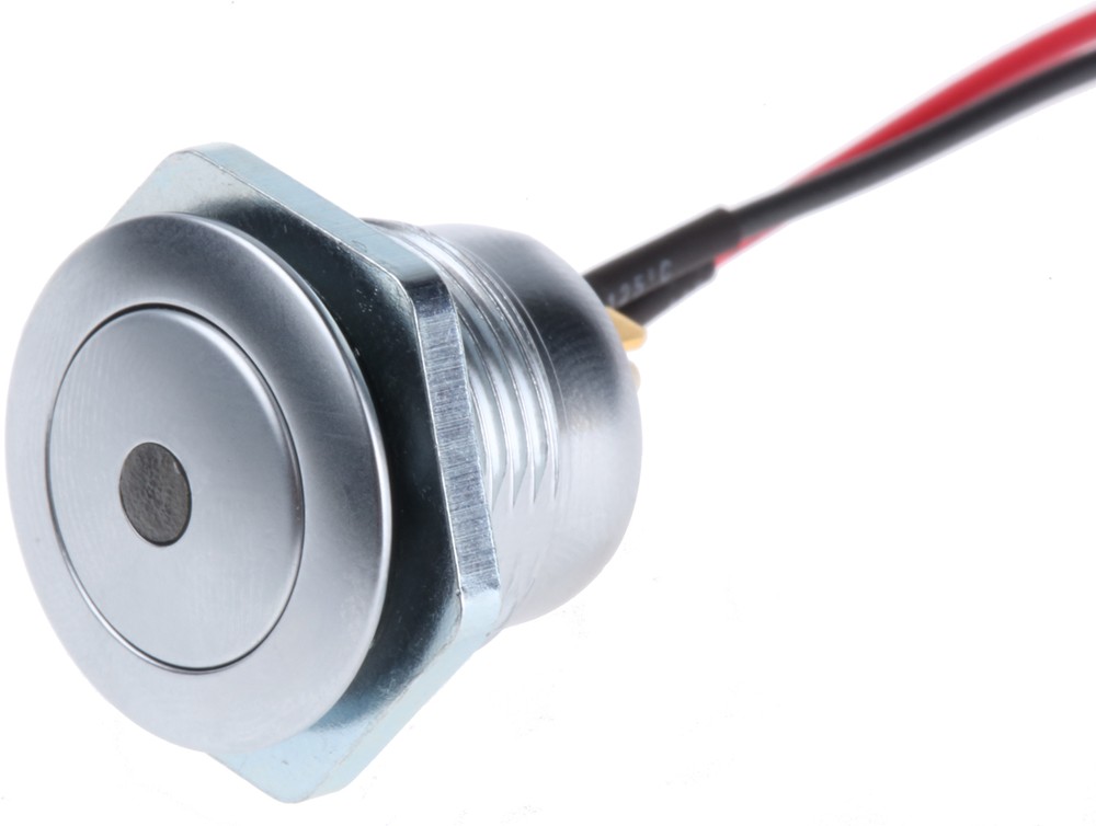 57M 211B, 57M Series Illuminated Push Button Switch, Latching, Panel ...