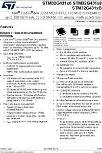 STM32G431KBU3, ARM MCU, STM32 Family STM32G4 Series Microcontrollers ...