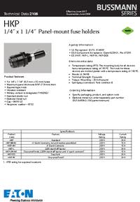 BK-HKP-BBHH-R, Fuse Holder PANEL MOUNT FUSEHOLDER - 3AG – купить оптом ...