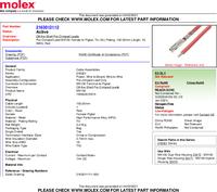 216301-2112, Rectangular Cable Assemblies MX150 F-S 150MM 16 AWG LEADS ...