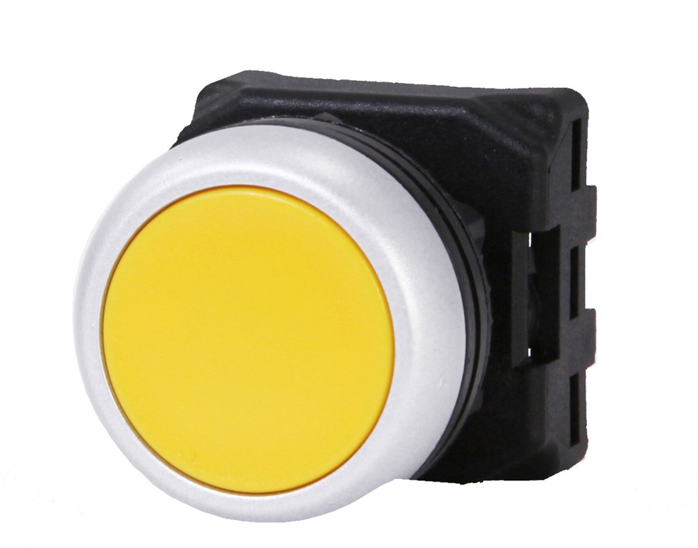 Yellow Spring Return Push Button Head, 22mm Cutout, IP65 – купить оптом ...