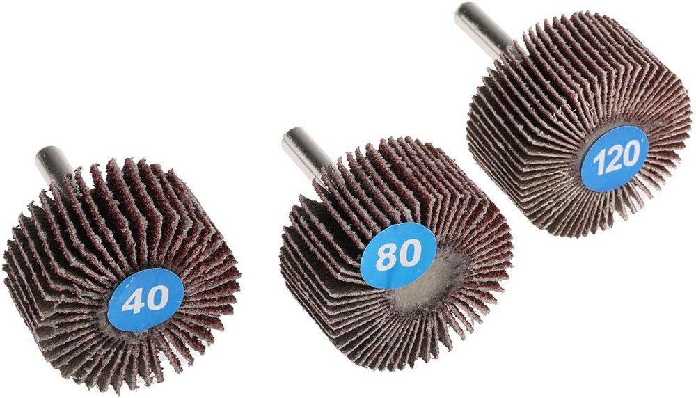 Aluminium Oxide Flap Wheel, 40mm Diameter, P40, P80, P120 Grit – купить ...