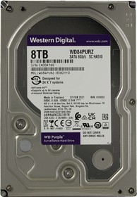 Жесткий диск WD Purple WD84PURZ, 8ТБ, HDD, SATA III, 3.5" | купить в ...