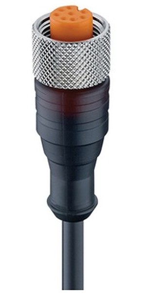 62978, Female 8 way Single Ended, Cordset to Sensor Actuator Cable, 10 ...