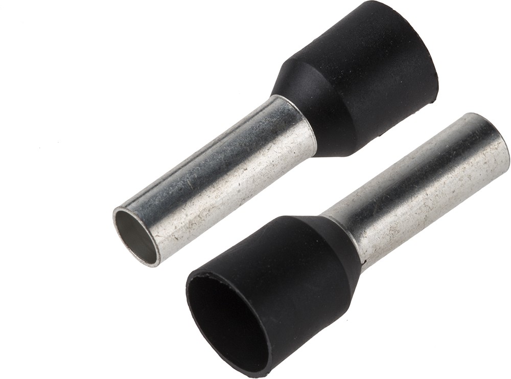 GWE16-12, GWE Insulated Crimp Bootlace Ferrule, 12mm Pin Length, 5.8mm ...