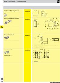 09140009950, Заглушка, Han Modular, Ширина в модулях 1, Harting ...