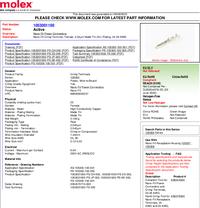 1053001100, Molex | купить в розницу и оптом