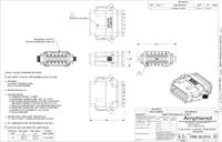 ATM06-12SB-SR1BK, 12 Rectangular Connectors - Housings Plug Black ...