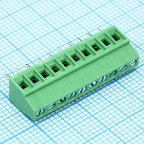 DG308-2.54-10P-14-00A(H), Винтовой клеммный блок c рельефной обоймой ...
