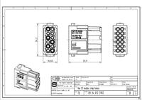 09140123102, Heavy Duty Power Connectors Han DD Module Crimp Female ...