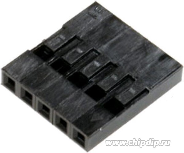 BLS-5 (DS1071-1x5), Гнездо на кабель 1х5 с контактами 2.54мм – купить ...