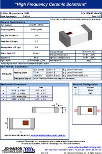 2450AT18A100E, Johanson | купить в розницу и оптом