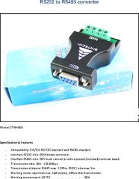 Converter STM485B, Конвертер-переходник RS-232 в RS-485, Китай | купить ...